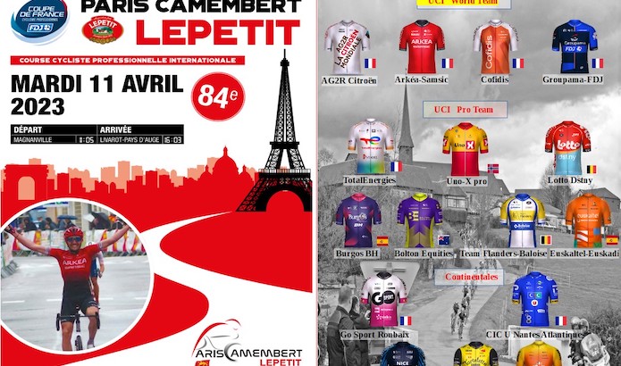 PROS – Paris-Camembert 2023 : le parcours, les engagés, les horaires de diffusion TV | 3bikes.fr ...