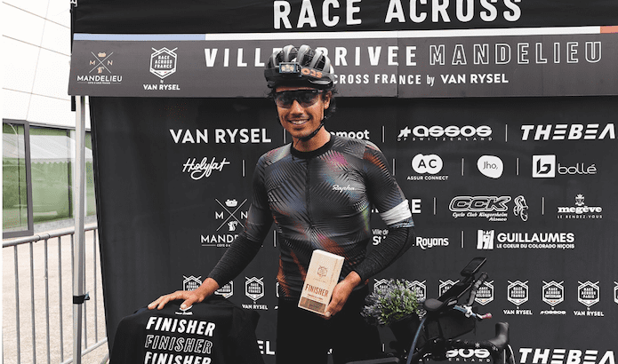 Victor Bouscavet, vainqueur de la Race Across France en parcourant 2500 ...