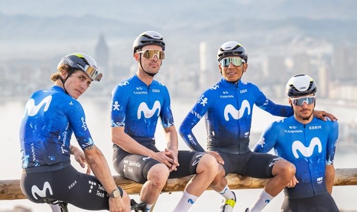 Le Team Movistar dévoile son nouveau maillot pour la saison 2024 ...