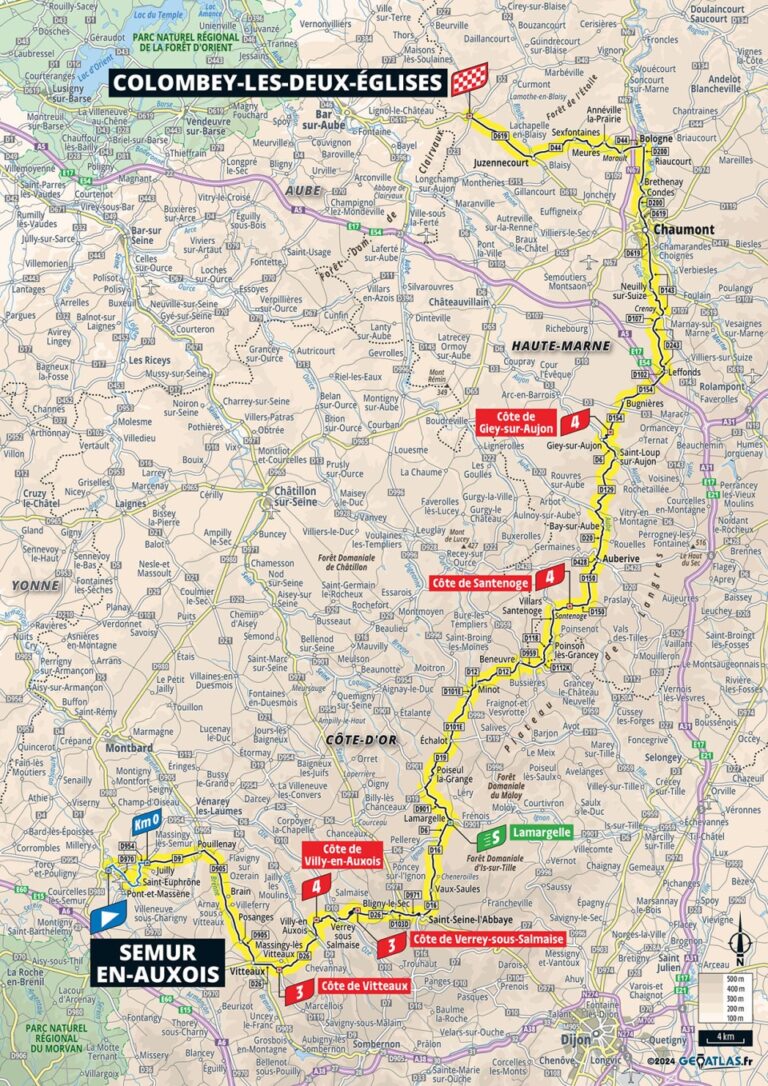 Tour de Francia 2024: recorrido, mapas y perfiles de etapas, pases y ...