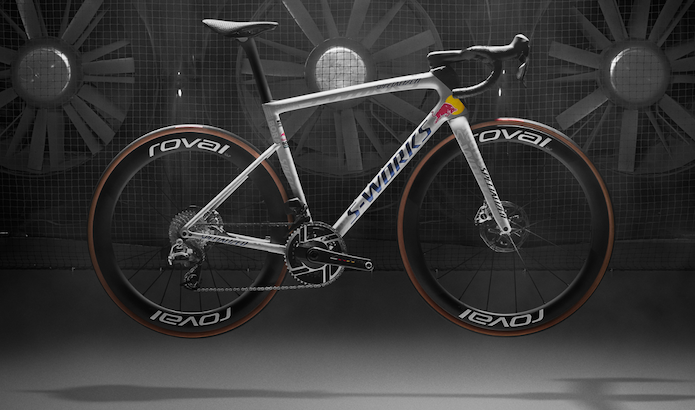 A limited-edition Specialized Tarmac SL8 in the colors of the Red Bull ...