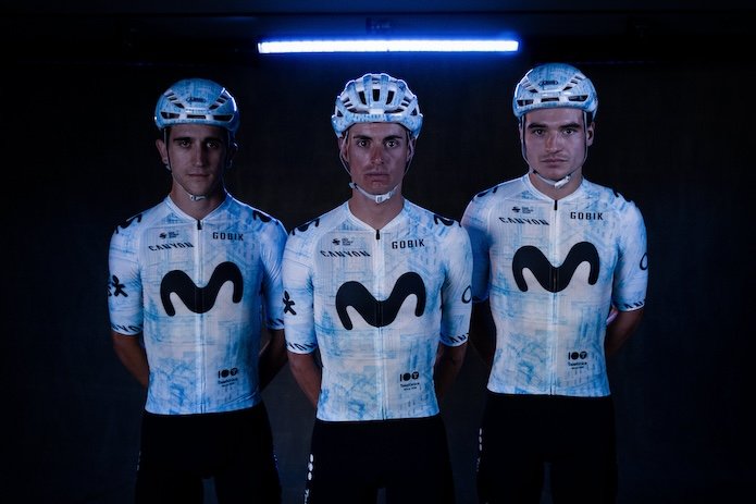 L’équipe Movistar dévoile un nouveau maillot pour La Vuelta | 3bikes.fr ...