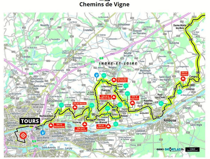PROS – Paris-Tours 2024 : le parcours, le profil, les chemins de vigne ... PROS – Paris-Tours 2024 : le parcours, le profil, les chemins de vigne ...